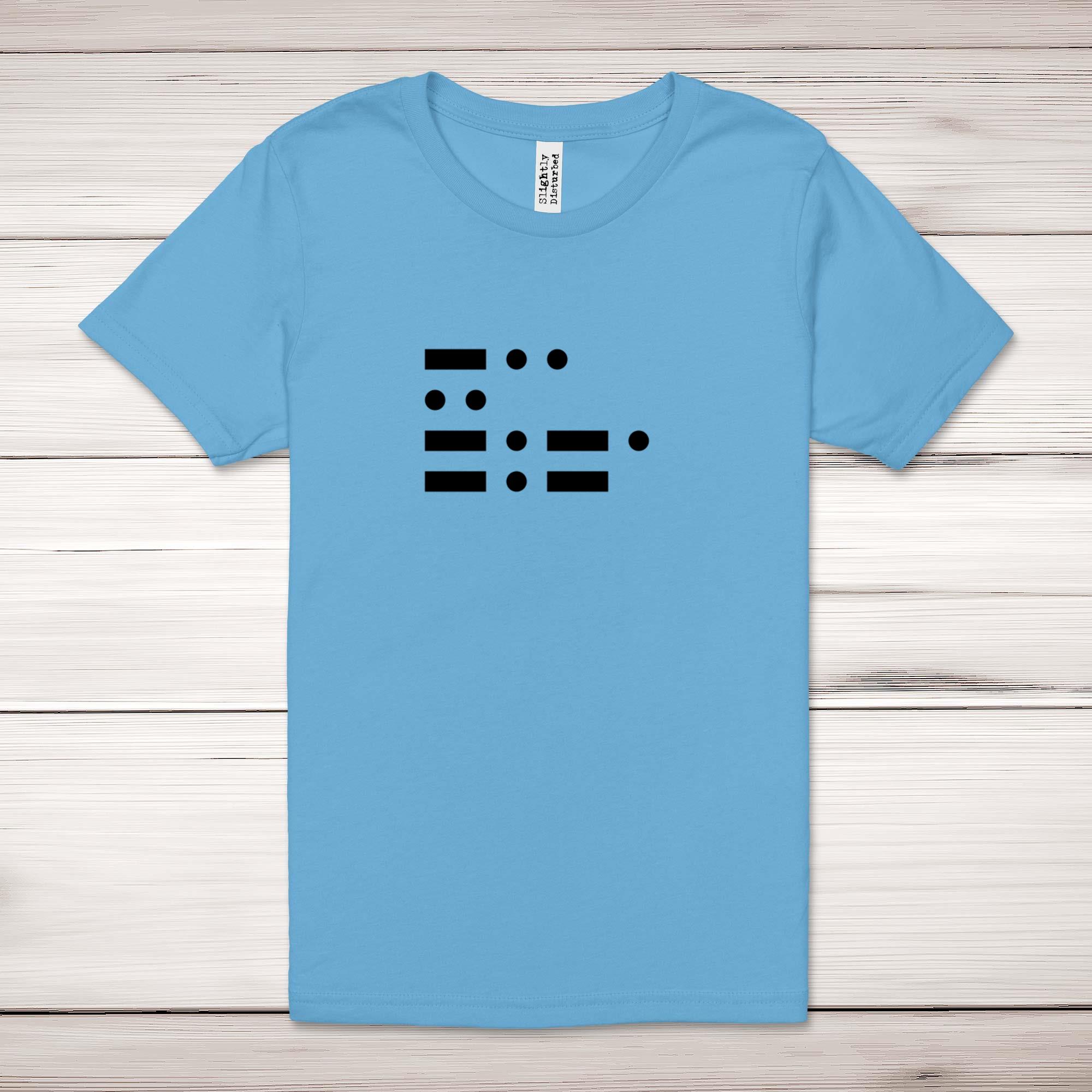 Morse Code D*ck Adult T-Shirt | eBay UK